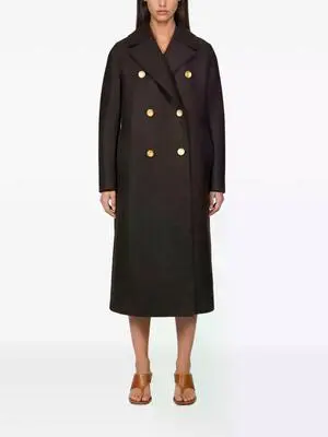 Harris Wharf London Notched-lapel Double-breasted Coat