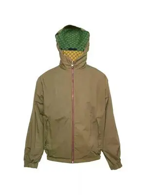Gucci Gg Canvas Reversible Jacket - Green