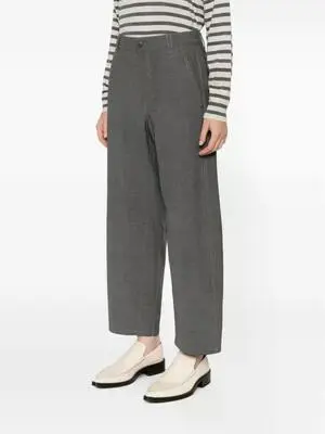 Brunello Cucinelli Contrast-topstitched Straight-leg Trousers