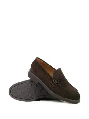 TASSINARI Suede Penny Loafers