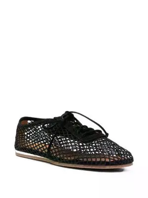 FORTE_FORTE Mesh-knit Ballet Flats