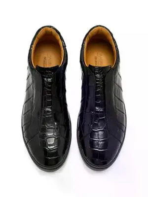 Magnanni Nitro Alligator-effect Slip-on Sneakers