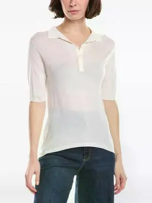 Eleventy Knit Half-sleeve Polo Shirt