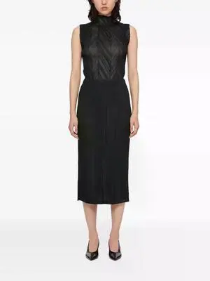 Issey Miyake Pleated Midi Skirt