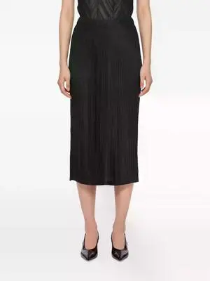 Issey Miyake Pleated Midi Skirt