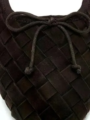 LOEFFLER RANDALL Leonie Woven Ballet Flats - Brown