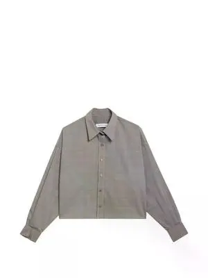 THE FRANKIE SHOP Arlen Boxy Checked Shirt