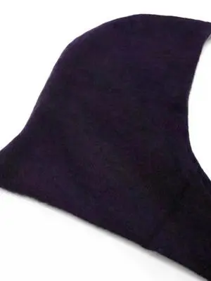 GANNI Logo-plaque Balaclava - Purple