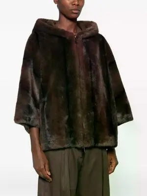 BETTA CORRADI Zip-up Hooded Jacket