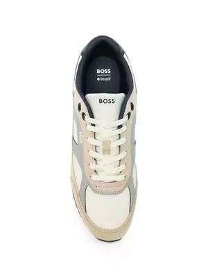BOSS Panelled Lace-up Sneakers