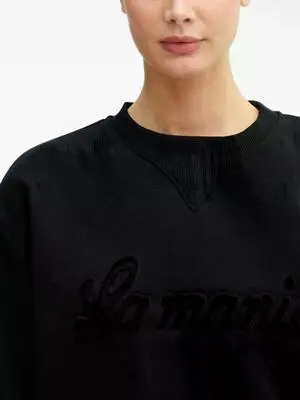LA MANIA Brodie Logo-embroidered Sweatshirt