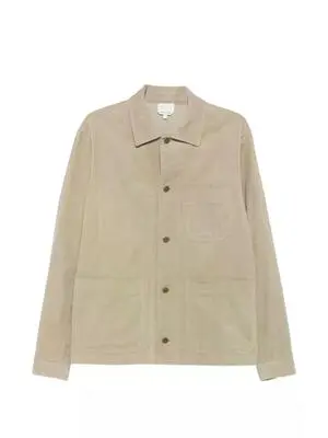 A.p.c. Rodney Corduroy Patch-pocket Shirt Jacket - Neutrals