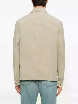 A.p.c. Rodney Corduroy Patch-pocket Shirt Jacket - Neutrals