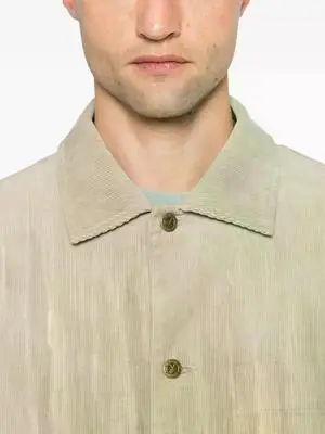A.p.c. Rodney Corduroy Patch-pocket Shirt Jacket - Neutrals