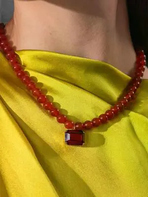 JENNIFER BEHR Sidonie Crystal-pendant Necklace