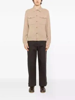 LARDINI Button-up Wool Jacket