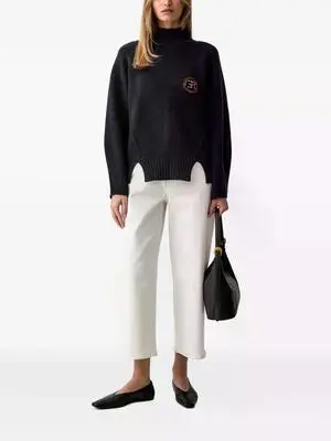 ERMANNO FIRENZE Logo-patch Sweater