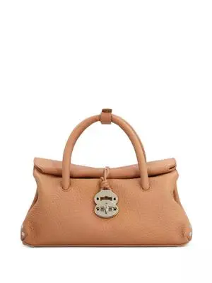 ZANELLATO Small Dotta Leather Tote Bag - Neutrals