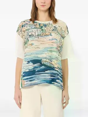 Max Mara Landscape-print T-shirt
