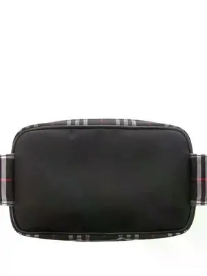 Burberry 2000-2017 Plaid Canvas And Leather Belt Bag