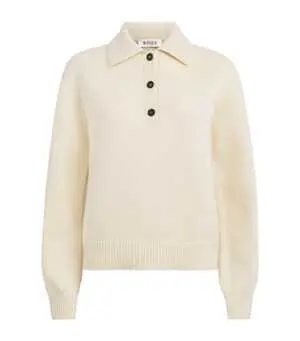 RÓHE Wool-blend Polo Sweater