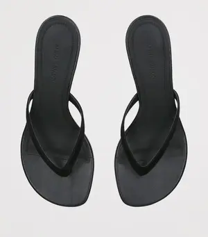 Amina Muaddi Suede Juliette Sandals 45