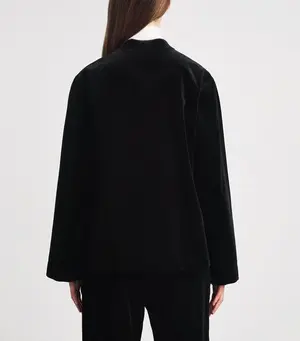 RÓHE Velvet Pankou-closure Jacket