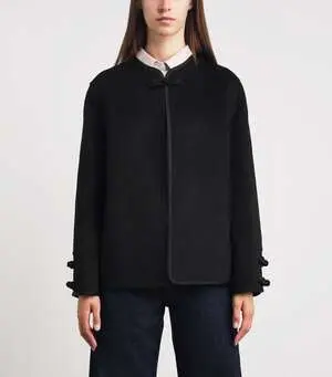 RÓHE Double-faced Wool Pankou-closure Jacket