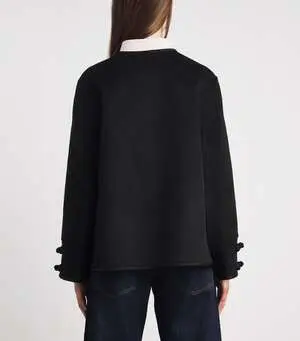 RÓHE Double-faced Wool Pankou-closure Jacket