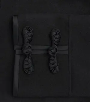 RÓHE Double-faced Wool Pankou-closure Jacket