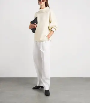 RÓHE Wool-blend Raw-hem Sweater