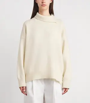 RÓHE Wool-blend Raw-hem Sweater