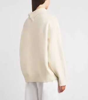 RÓHE Wool-blend Raw-hem Sweater