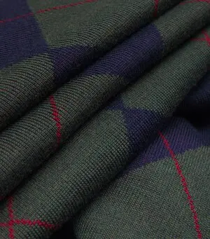 A.W.A.K.E. Mode Merino Wool Argyle Midi Dress