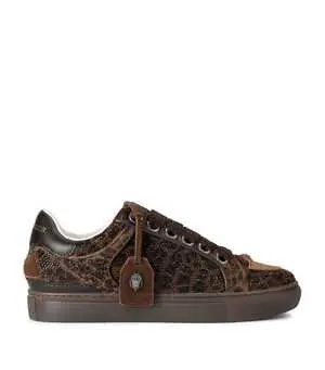 Kurt Geiger Suede Southbank Tag Sneakers - Brown