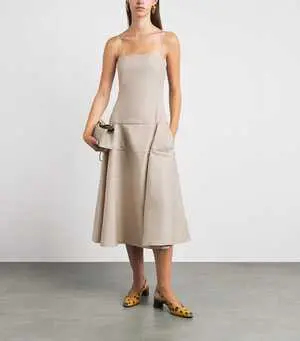 Jacquemus Wool-blend Paradiso Midi Dress