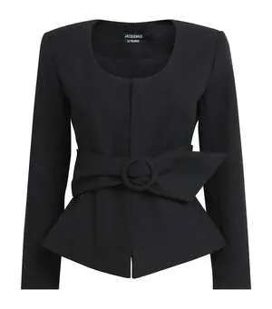 Jacquemus Virgin Wool Fitted Miami Jacket