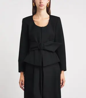 Jacquemus Virgin Wool Fitted Miami Jacket