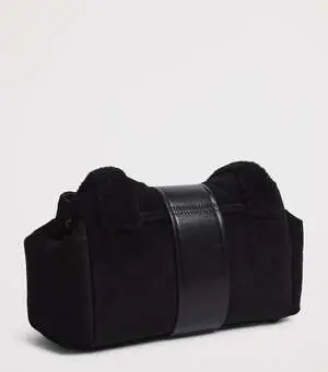 VIVIENNE WESTWOOD Suede Hazel Treasure Clutch Bag