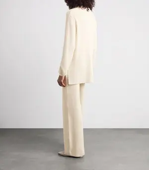 Olivia Von Halle Silk-cashmere-blend Hutton Pyjama Set
