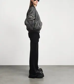 Rick Owens Tower Bias Trousers - Black