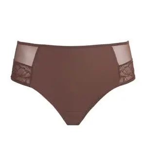 Maison Lejaby Nudite Tanga Briefs - Brown