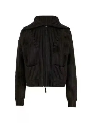 Arch4 Ribbed-knit Cardigan - Brown