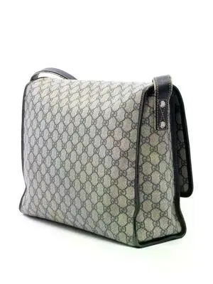 Gucci 2016-2026 Gg Supreme Web Messenger Bag Crossbody Bag