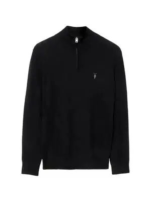 ALLSAINTS Kilburn Funnel-neck Sweater - Black