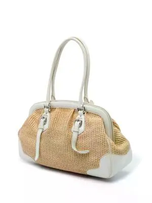 Prada 2013-2026 Raffia Shoulder Bag