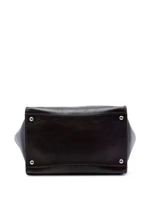 Prada 2013-2026 Glace Calf Twin Pocket Double Handle Satchel