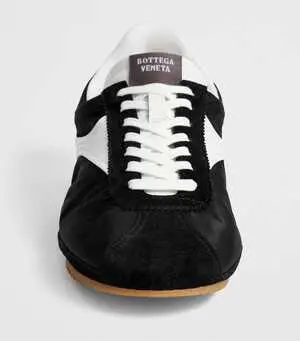 Bottega Veneta Suede-nylon Shot Sneakers