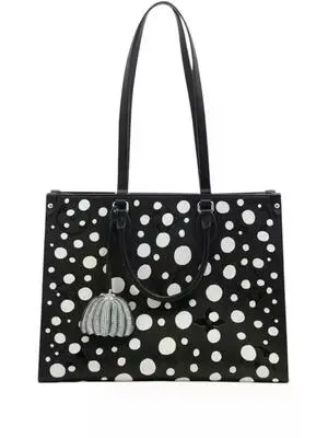 LOUIS VUITTON 2021-2026 Yayoi Kusama Monogram Giant Empreinte Onthego Mm Satchel - Black