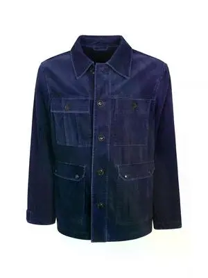 Paul Smith Corduroy Pocket-detail Jacket - Blue